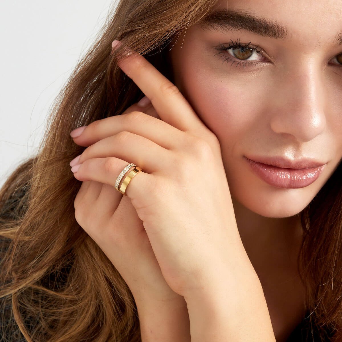 Twice the Sparkle | Statement Ring voor Vrouwen | Celia